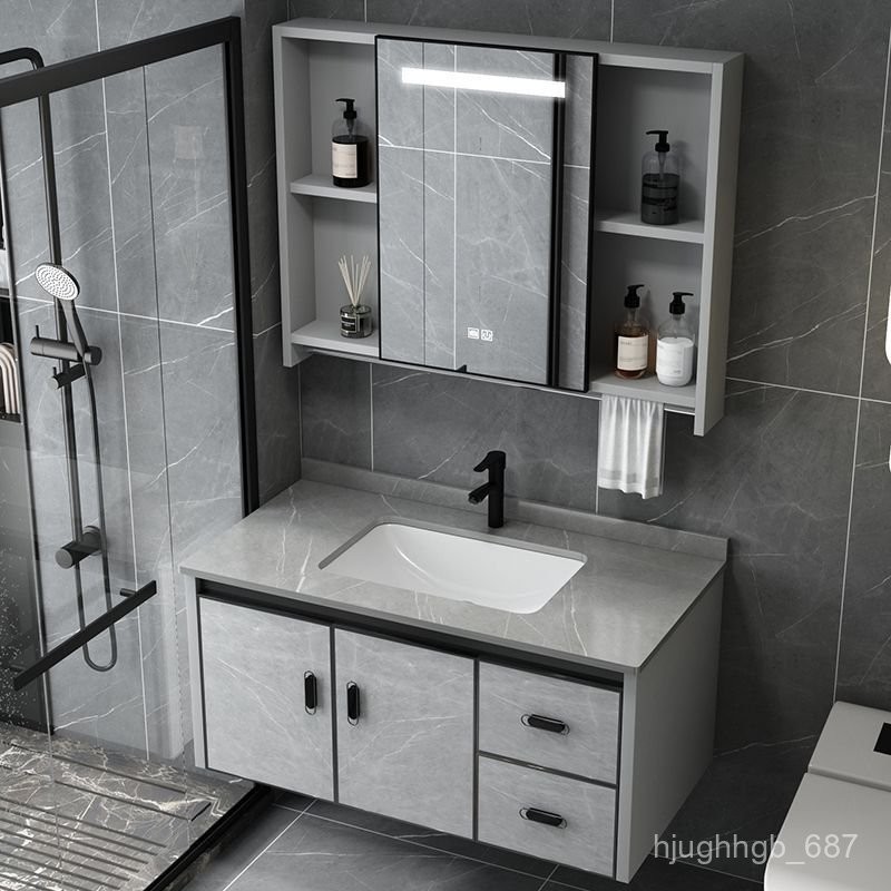 M/Bathroom Bathroom Cabinet Combination Alumimum Washbasin Hand Washing ...