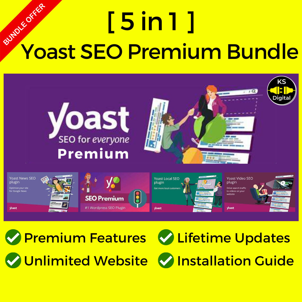 [5 in 1] Yoast SEO Premium Bundle (Latest + Premium Version) | Shopee ...