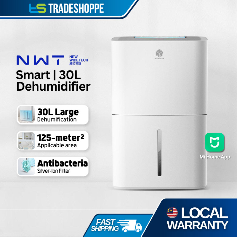 Xiaomi Mijia | New Widetech Smart Dehumidifier 30L | Shopee Malaysia