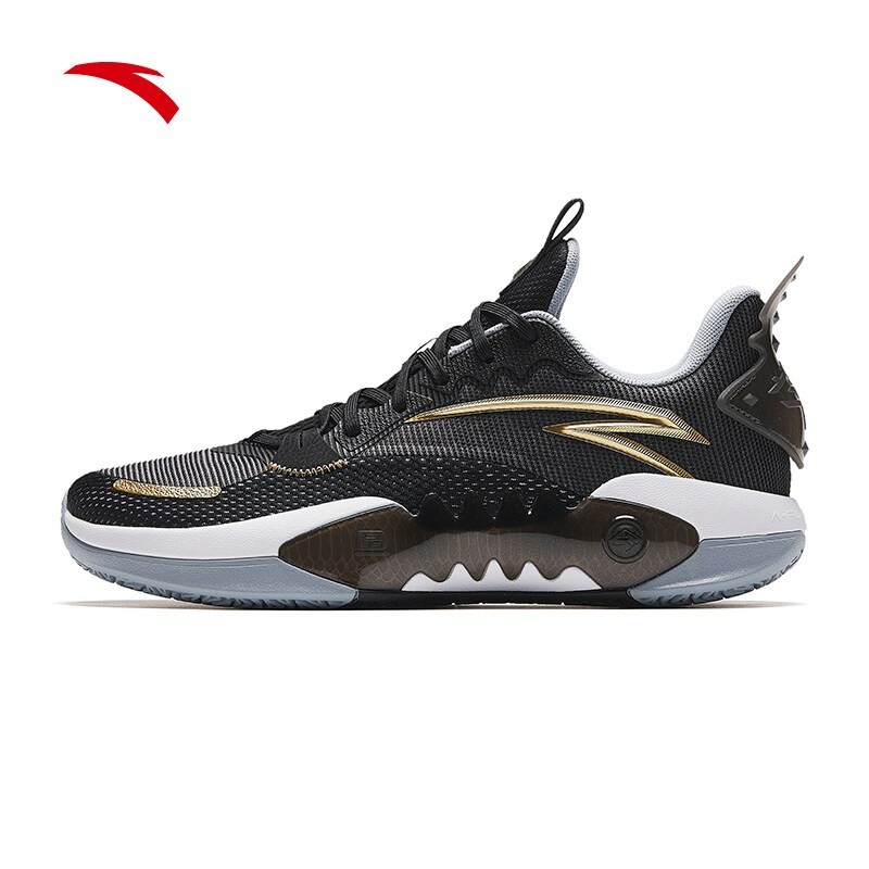 Anta Men Shock Wave 5 Basketball Shoes - Black 1124B1611-6 | Shopee ...