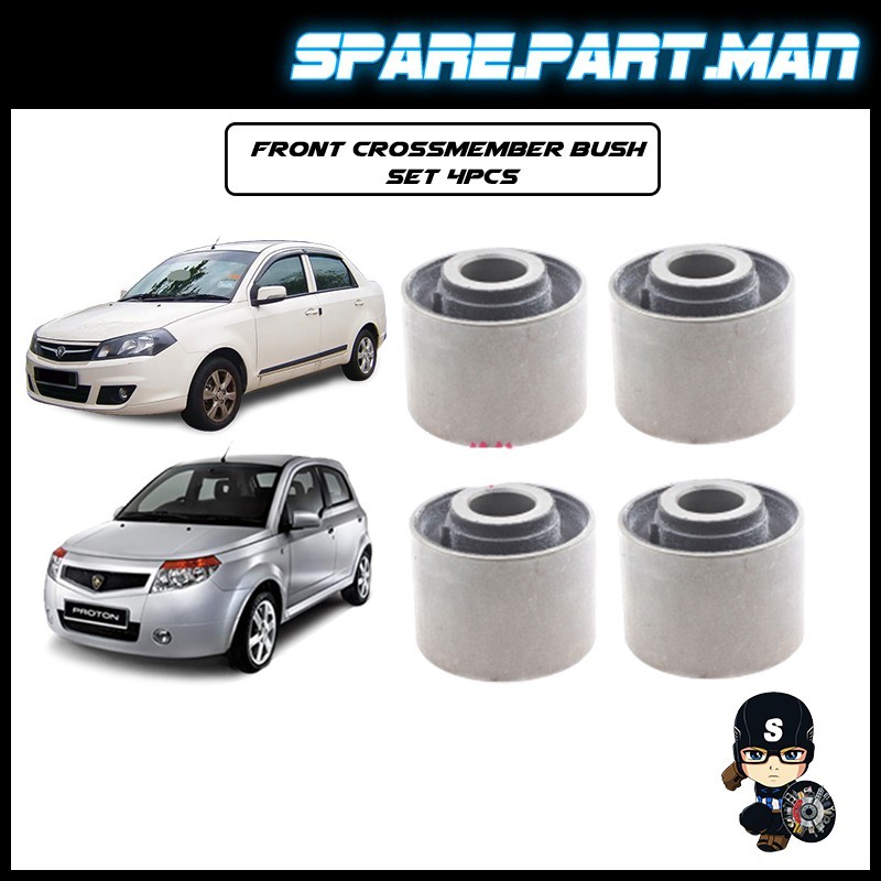 Proton Saga BLM FL FLX / Savvy Front Crossmember Bush Set 4pcs SPM ...