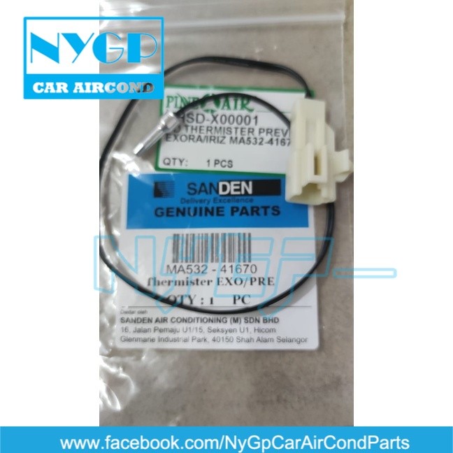Perodua Axia Poton Iriz Preve Exora (SANDEN System) Air Cond Thermistor ...