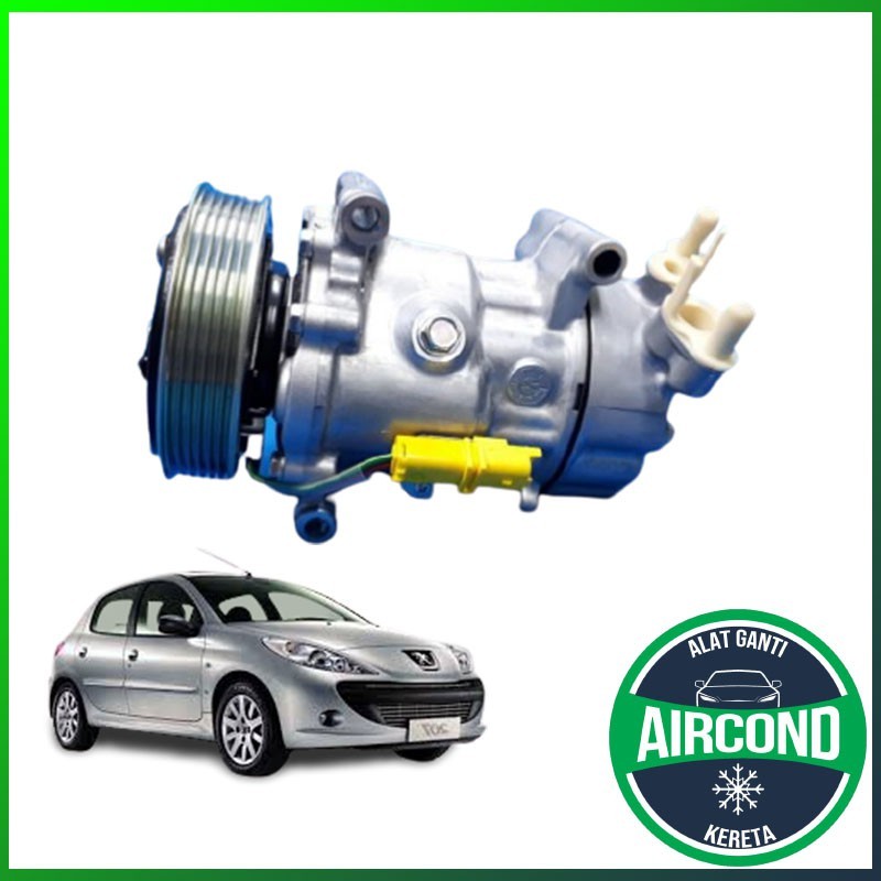 ACK PEUGEOT/CITROEN 207/208/308/408 SD6C12 6PK (SD-1367) COMPRESSOR PC ...