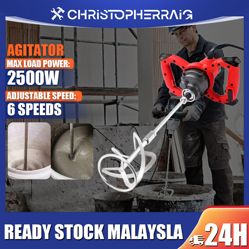 3Years Warranty 2500W mesin simen/mixer simen konkrit/paint mixer/With ...