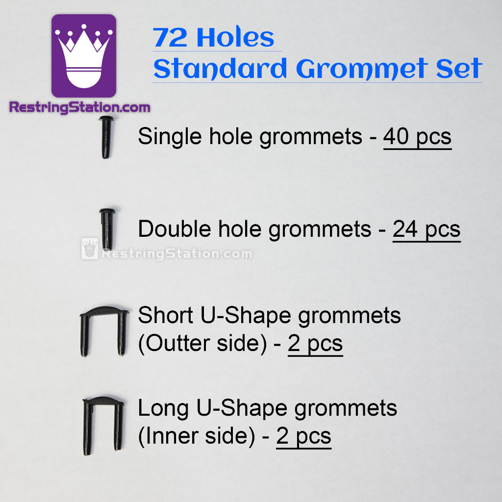 [Grommet] High Quality Full Set Grommets for 72 / 76 Holes Badminton ...