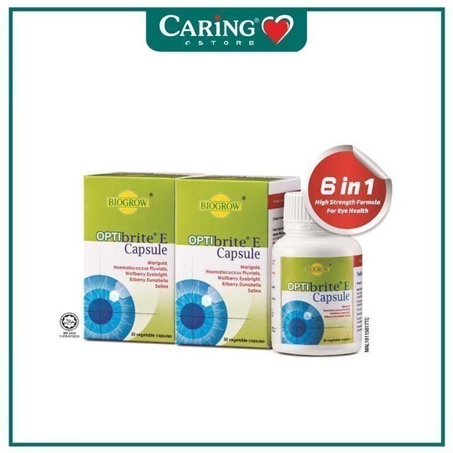 BIOGROW OPTIBRITE E CAPSULE 30S × 2 | Shopee Malaysia