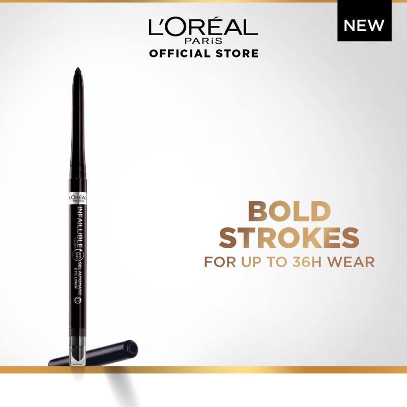 L’Oréal Paris Infallible Grip 36H Gel Automatic Liner - Black | Shopee ...