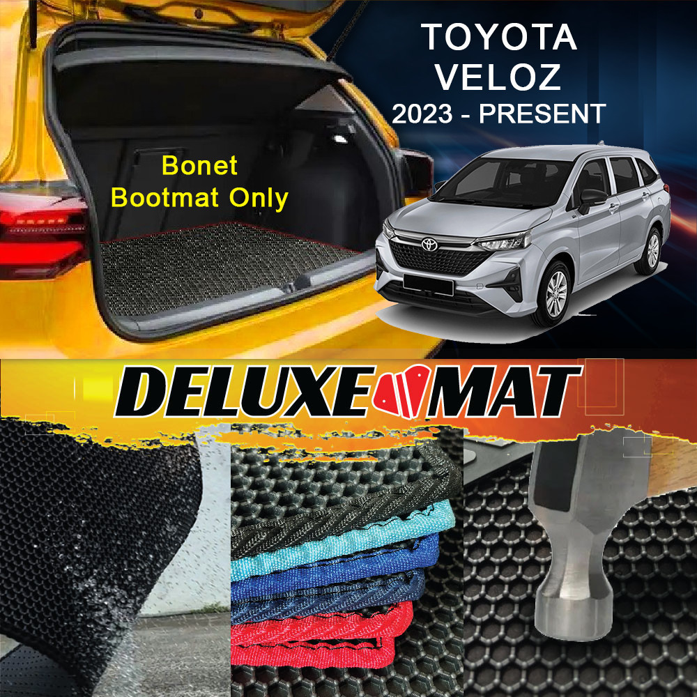 TOYOTA VELOZ 2023 2024 2025 Deluxe Boot Mat Car Boot Carpet Karpet ...