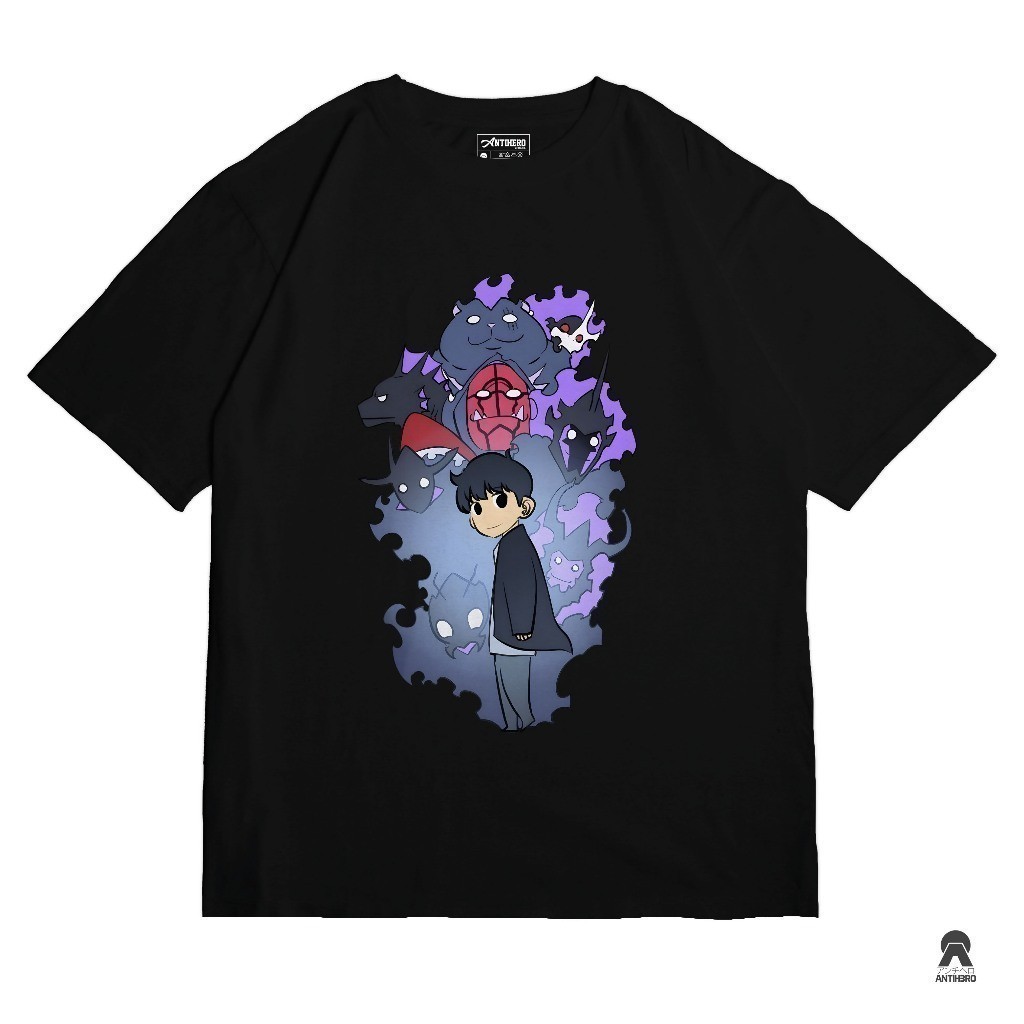 Sung Jin Woo Solo Leveling Anime Manhwa Arise Shadow Monarch T-Shirt ...