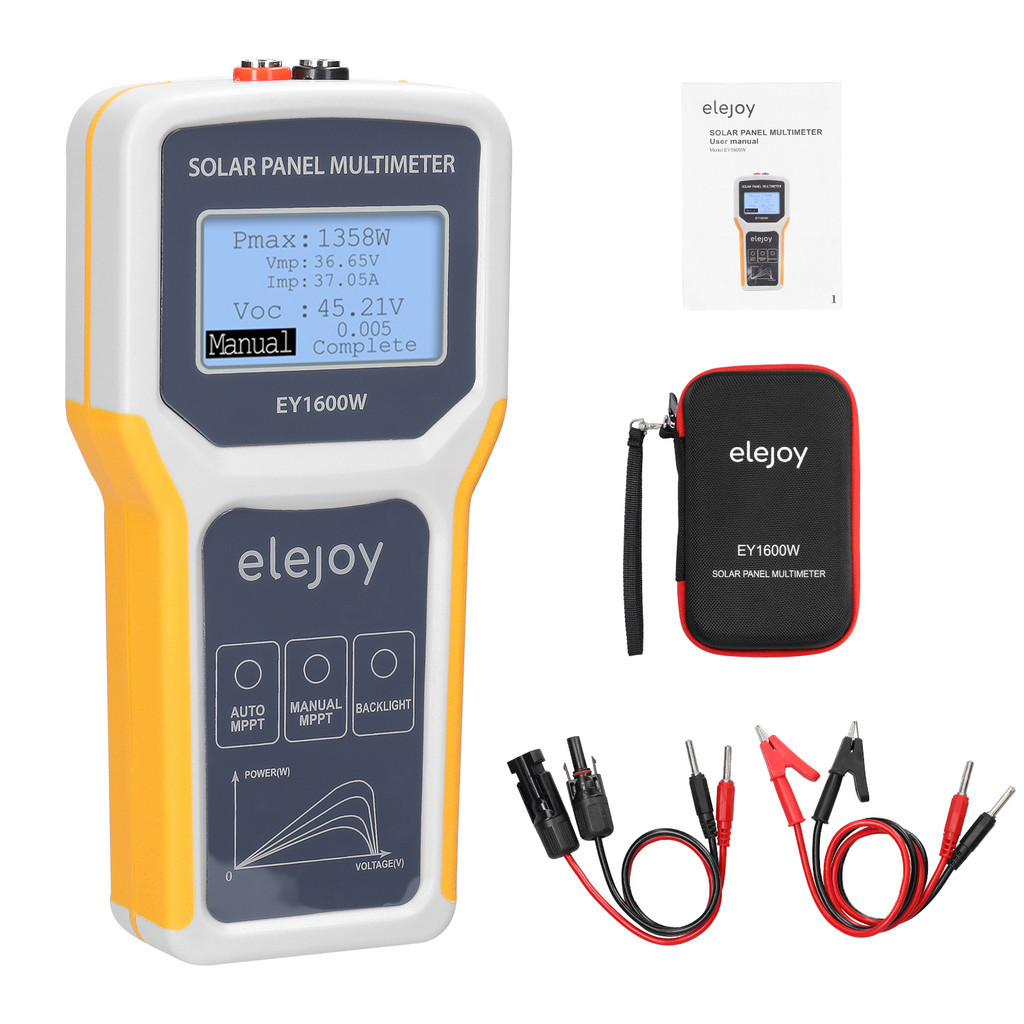 ⭐NEW⭐1600W Photovoltaic Panel Multimeter Solar Panel MPPT Tester Open ...