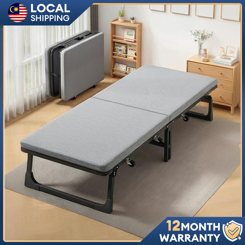 Folding bed丨lunch break Folding Bed丨Katil Lipat Premium Portable ...