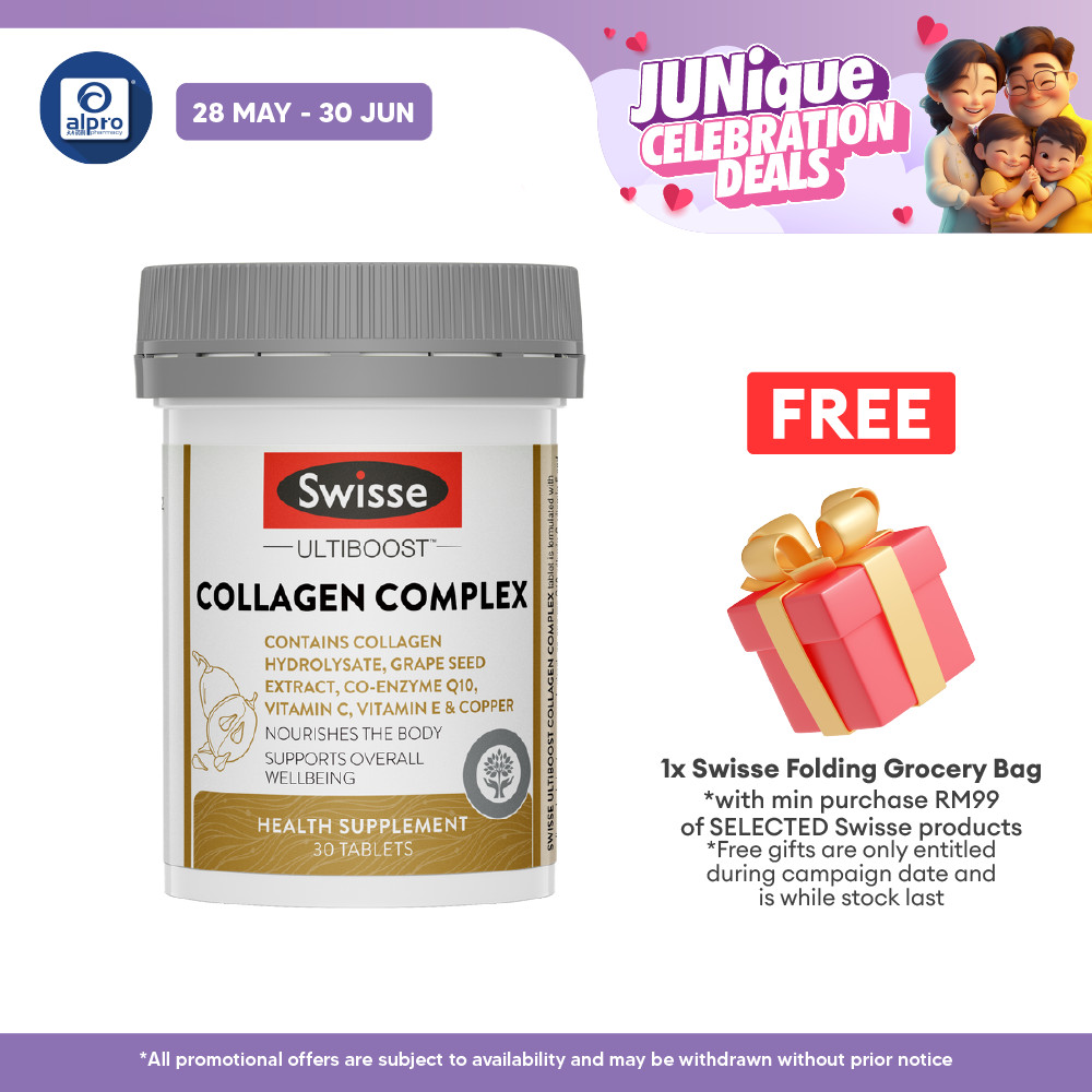 Swisse Ultiboost Collagen Complex 30s | Nourishes the Body | Shopee ...