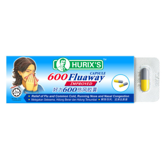 Hurix's 600 Fluaway Capsule (6\'s) | Shopee Malaysia