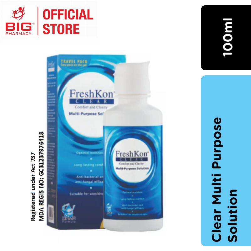 Freshkon Clear Multi Purpose Solution 100ml | Shopee Malaysia