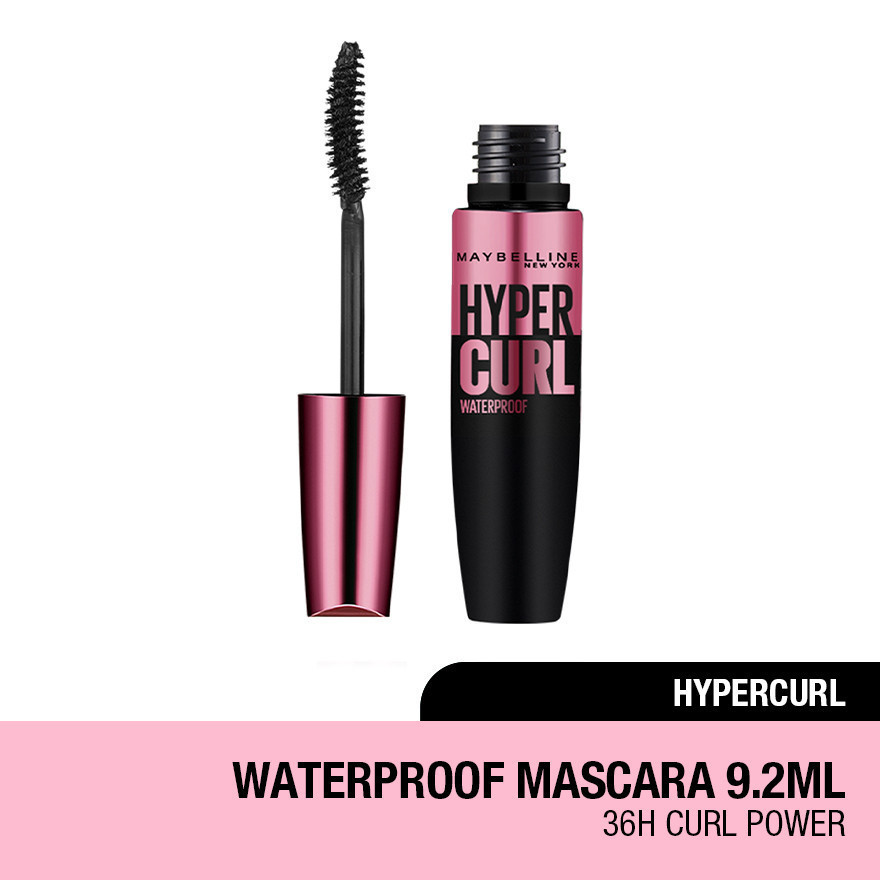 MAYBELLINE Hypercurl Waterproof Mascara Black 1pc | Shopee Malaysia