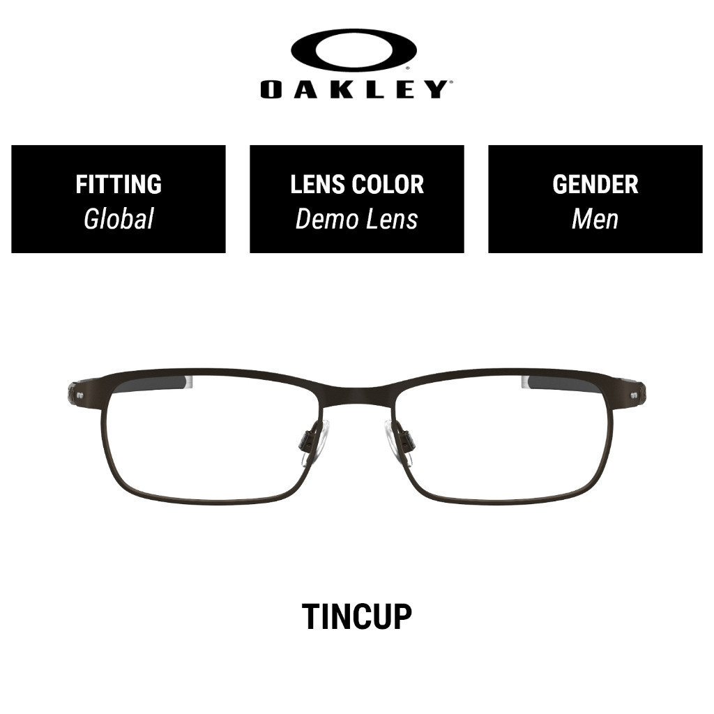 Oakley Ophthalmic Tincup - OX3184 318401 Steel Man Optical Frame ...