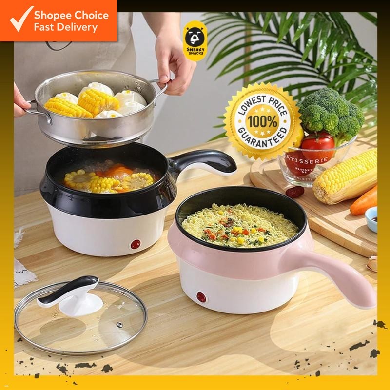 3 pin plug Electric Cooker Multifunction Frying Pan Mini Rice Cooker ...