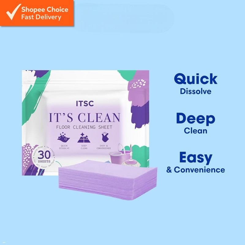 [Shopee Choice] ITSC It's Clean Floor Cleaning Sheet (30’s) | Shopee Malaysia