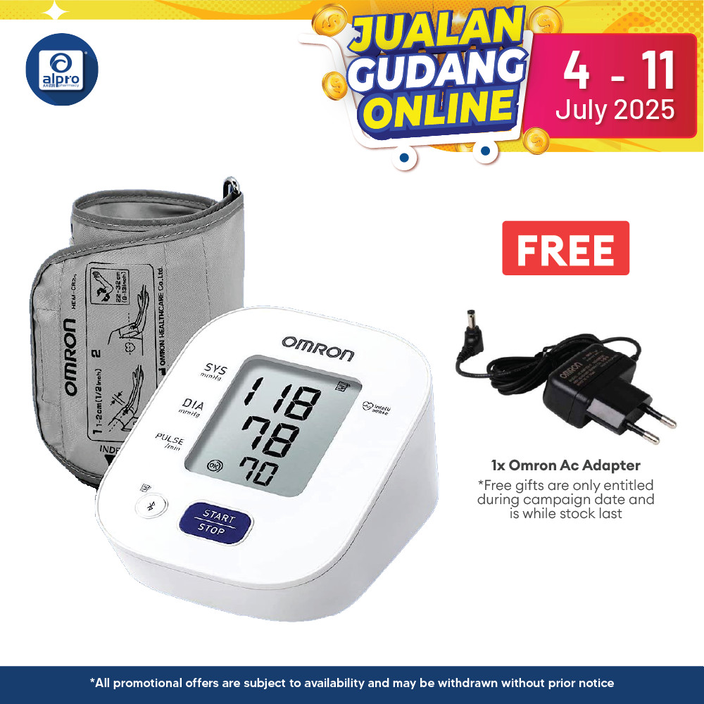 Omron Blood Pressure Monitor HEM-7142T | Shopee Malaysia