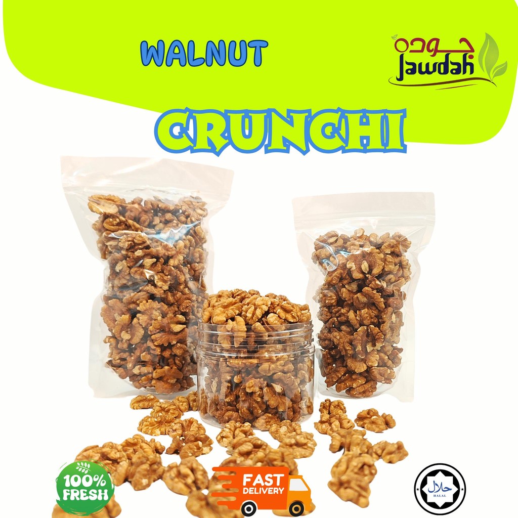 Walnuts Loose | Jawdah Walnut Crunchi Kecang 100% Segar Snack Sehat ...