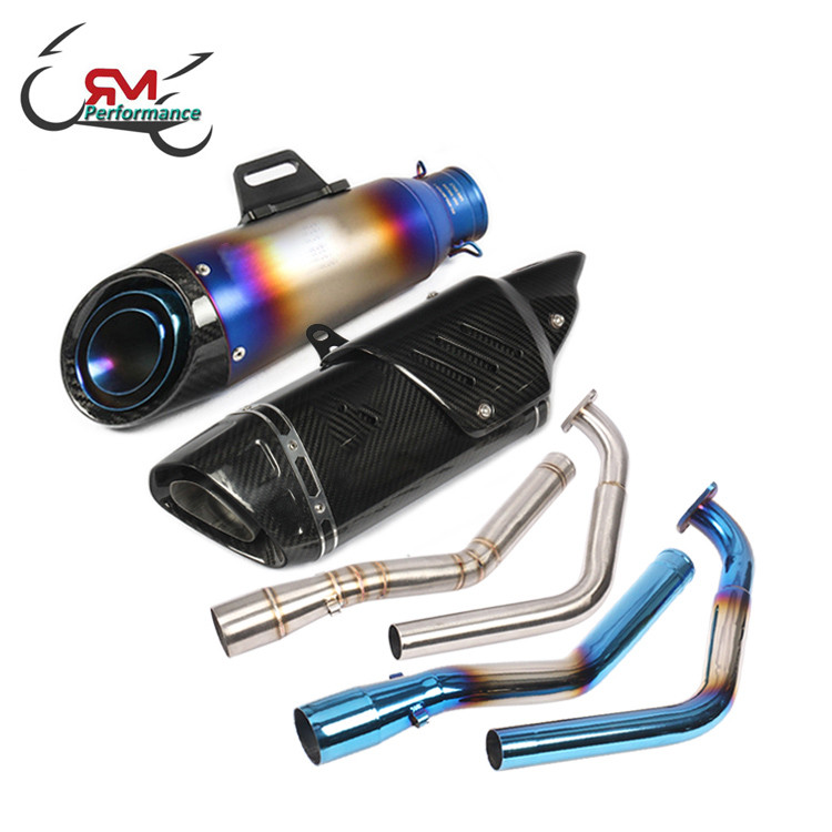 Full Exhaust System Header Pipe Slip-On Muffler For Yamaha YZF-R15 V1 ...