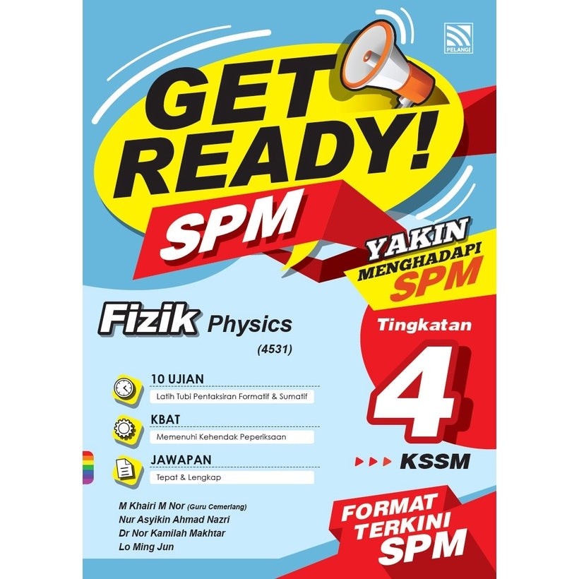Pelangi: Get Ready: Fizik + Physics: Tingkatan + Form 4: QC174242 ...