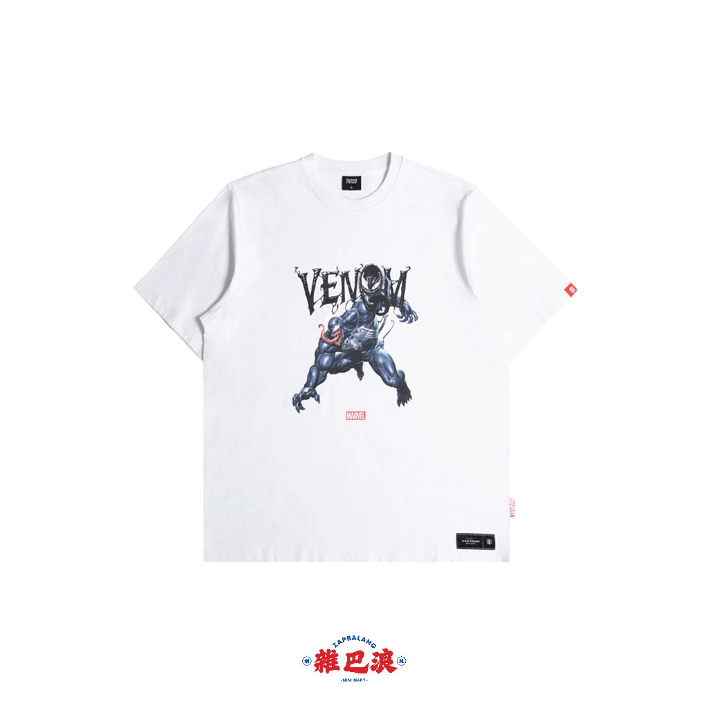 Zapbalang Mini Mart: Tntco | Marvel Stone Washed Venom Tee (White ...