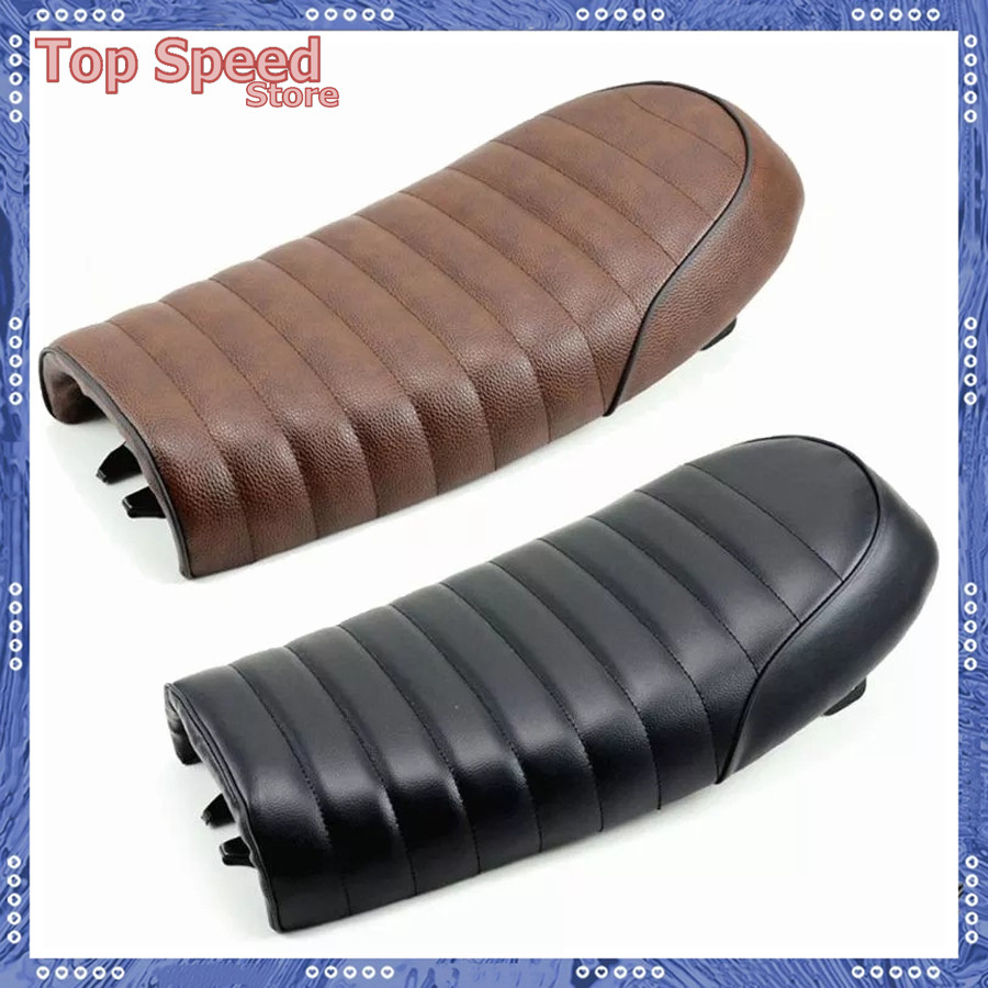 Motorcycle Retro soft Seat Cushion Vintage Comfortable Hump Saddle for ...