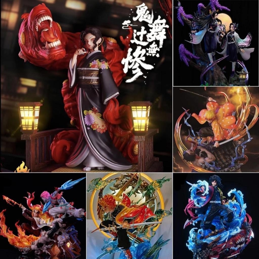 Kotak misteri lucky Bag Demon Slayer Figure Douma Hashibira Inosuke ...