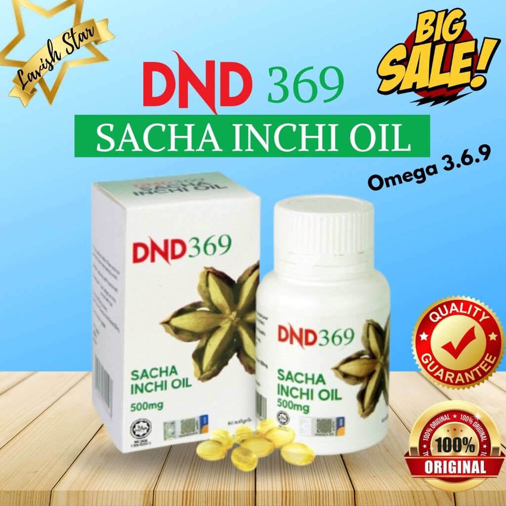ORIGINAL DND DND369 Sacha Inchi Oil Ready Stock AAUK | Shopee Malaysia
