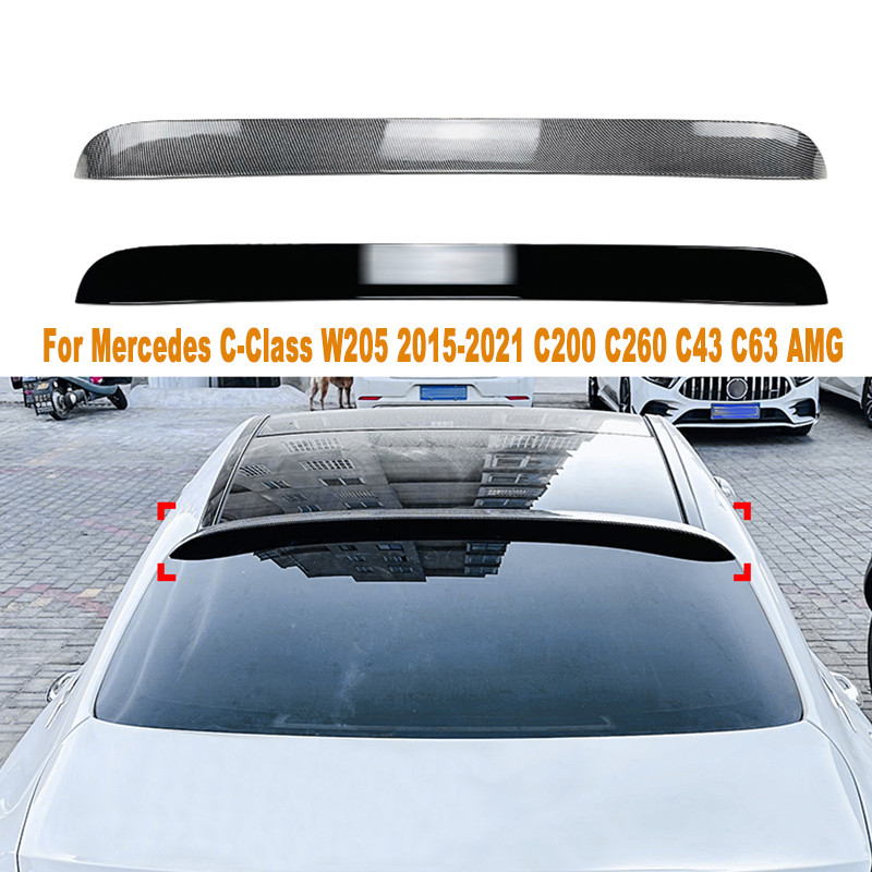 For Mercedes C-Class W205 2015-2021 C200 C260 C43 C63 AMG Tail Wing ...