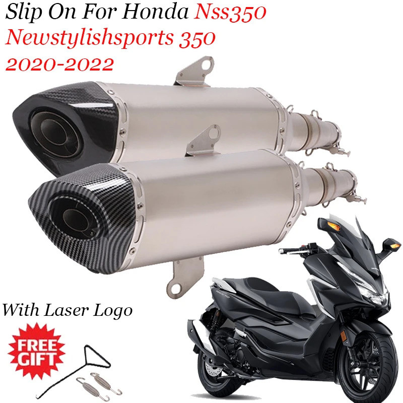 Slip On For Honda Nss350 Nss 350 2020-2022 Newstylishsports 350 Motorcycle Exhaust Escape System ...