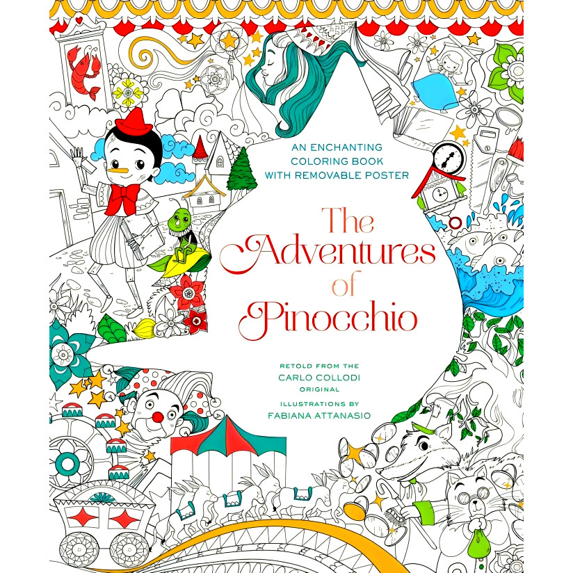 (BBW) THE ADVENTURES OF PINOCCHIO (COLORING BOOK WITH REMOVABLE POSTER ...