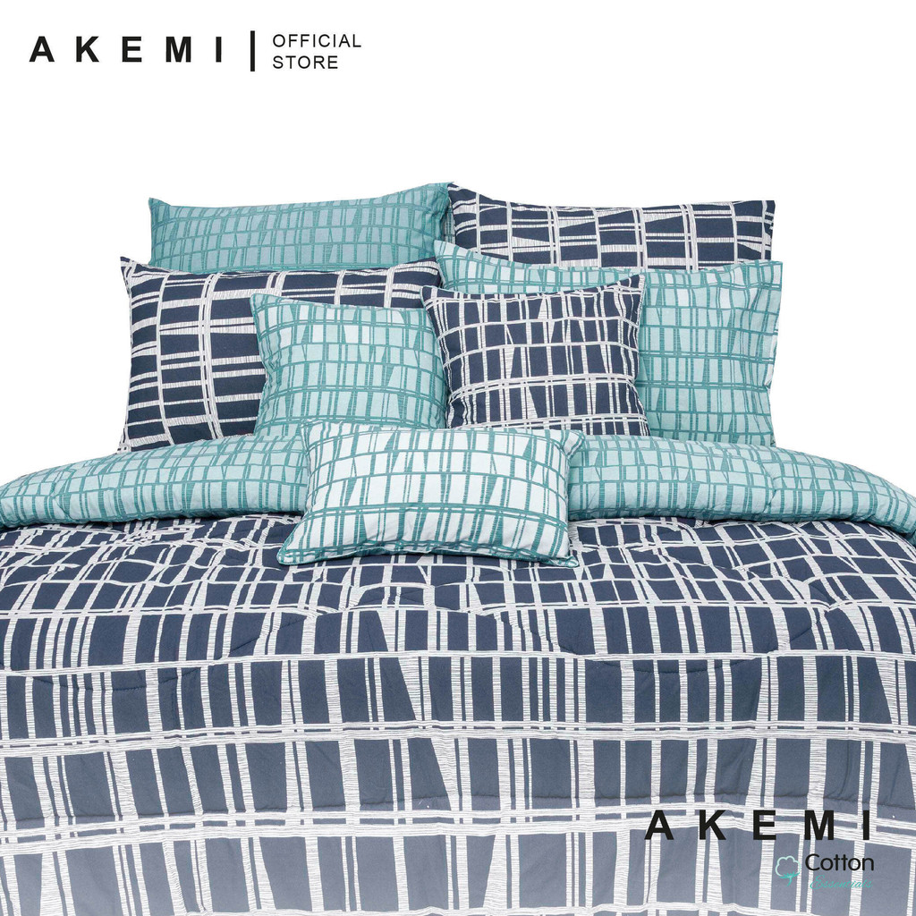 AKEMI Cotton Comforter Set (Super Single) | Shopee Malaysia