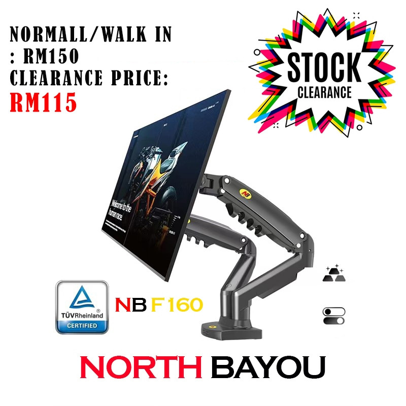 NB F160 NORTH BAYOU MONITOR DESKTOP TABLE ARM | Shopee Malaysia