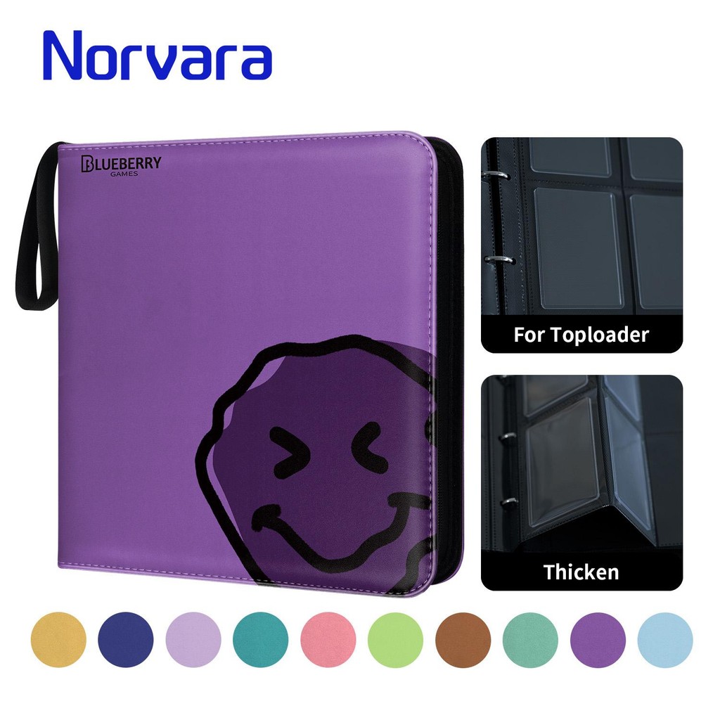 Blueberry Toploader Binder Album Card Black Binder 240Pocket for and ...