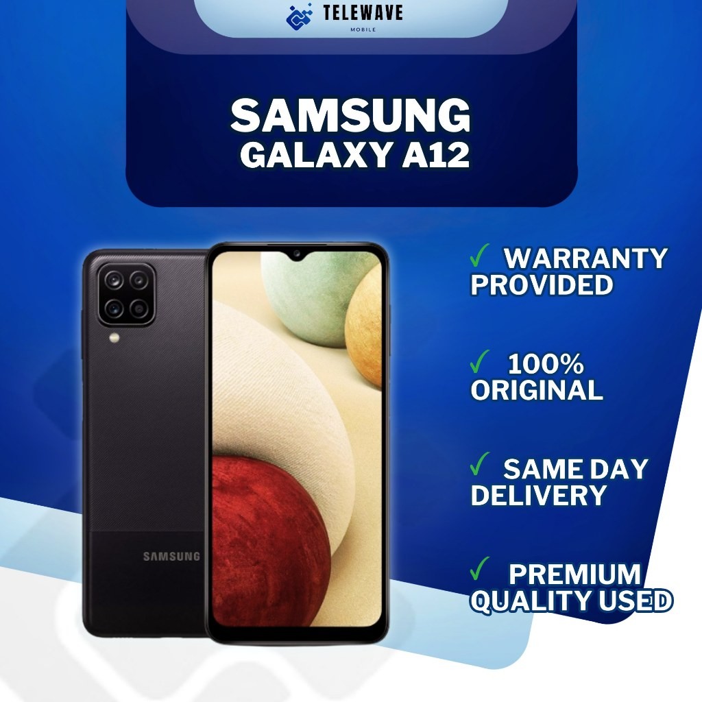 USED SAMSUNG A12 ORIGINAL SECONDHAND | Shopee Malaysia