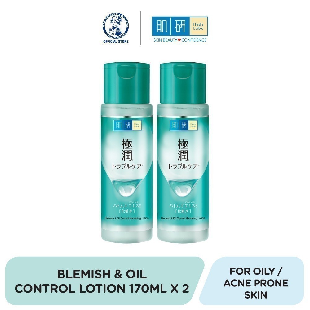 [Bundle of 2] Hada Labo Blemish & Oil Control Hydrating Lotion 170ml ...