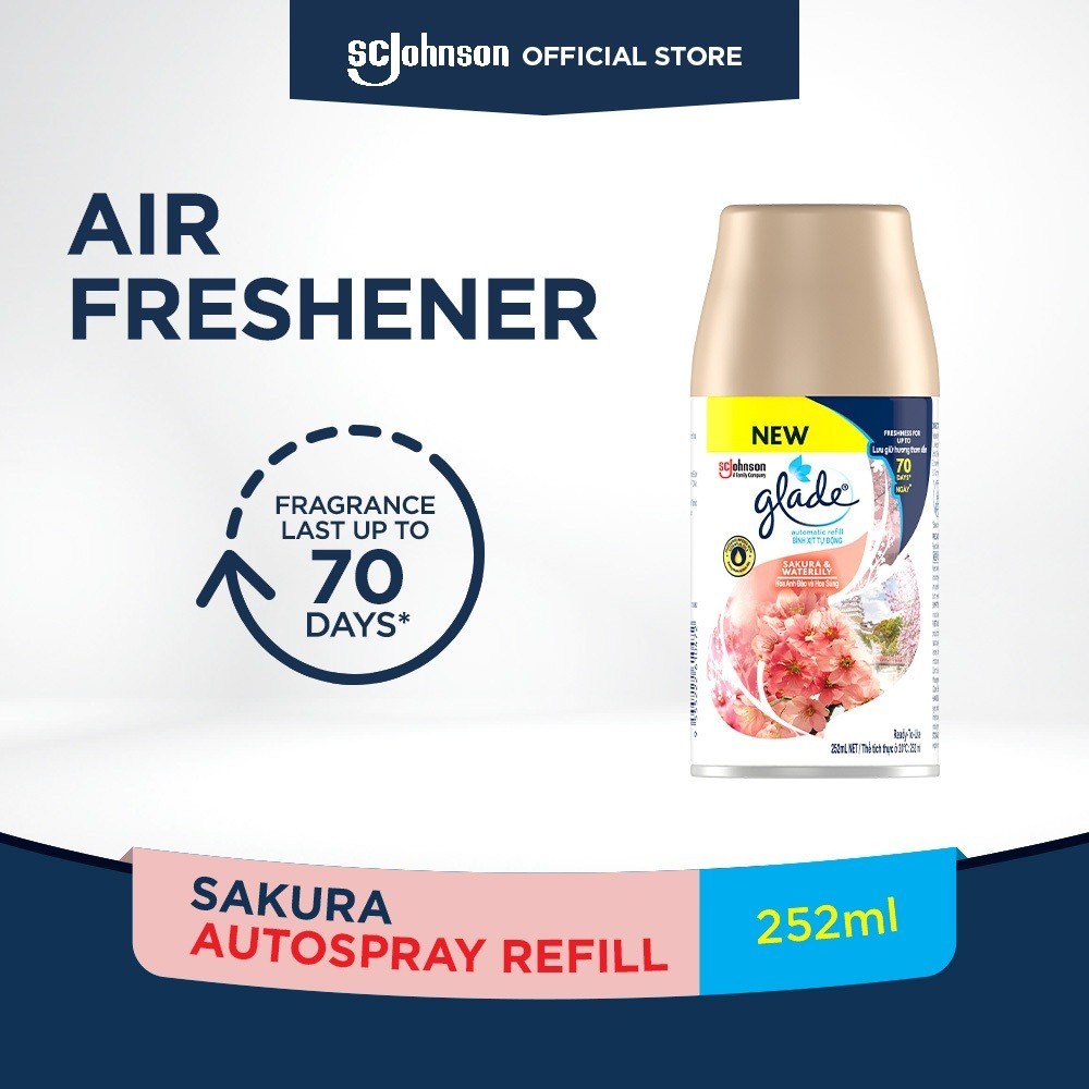 Glade Automatic Spray Sakura Refill (175g) | Shopee Malaysia