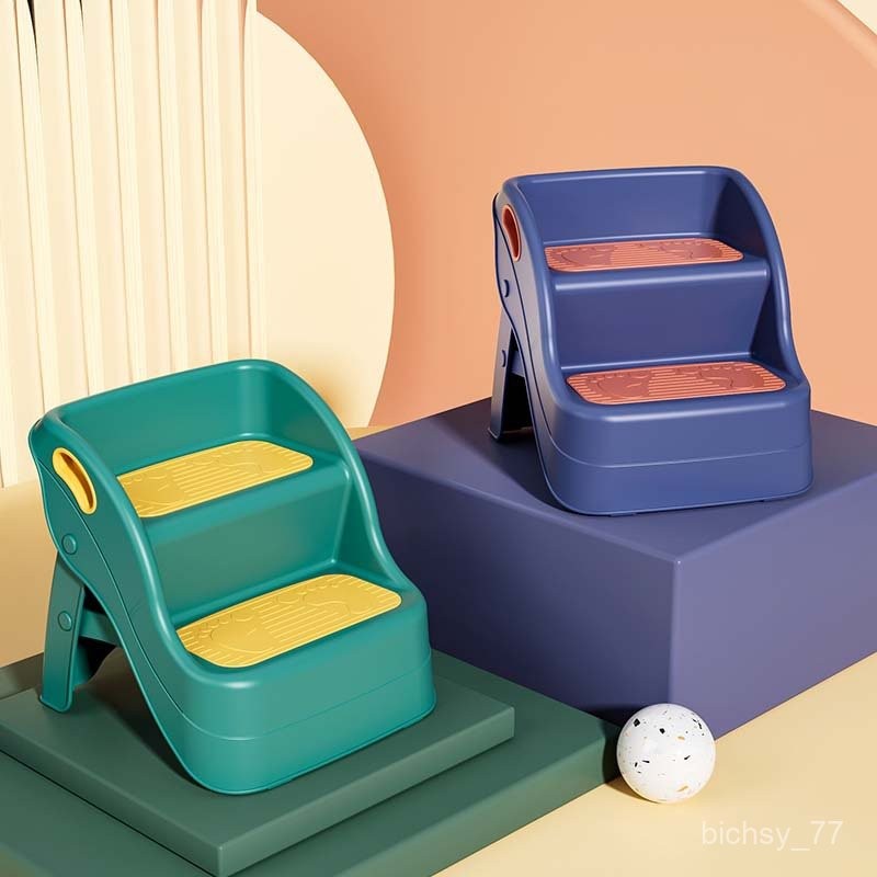 M/Children's Foot Stool Baby Hand Washing Ladder Washstand Footstool ...