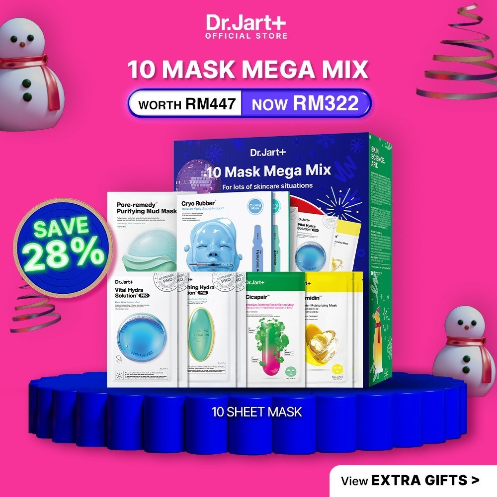 [Official Store] Dr Jart 10 Mask Mega Mix Holiday Gift Set - Sheet ...