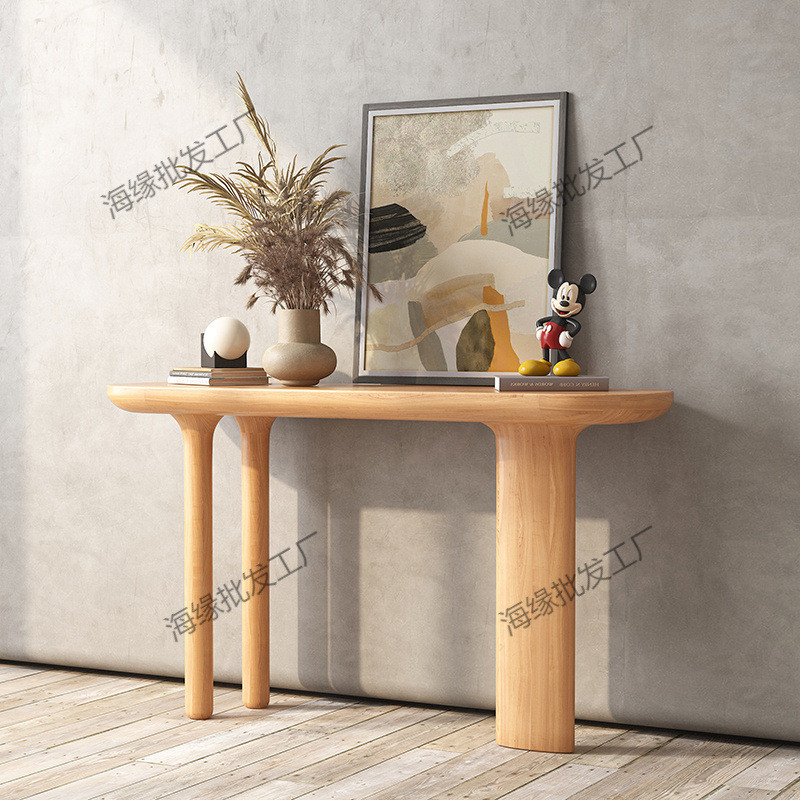 JY-8/Sili Style Solid Wood Console Hotel Aisle Table B & B Log Retro ...