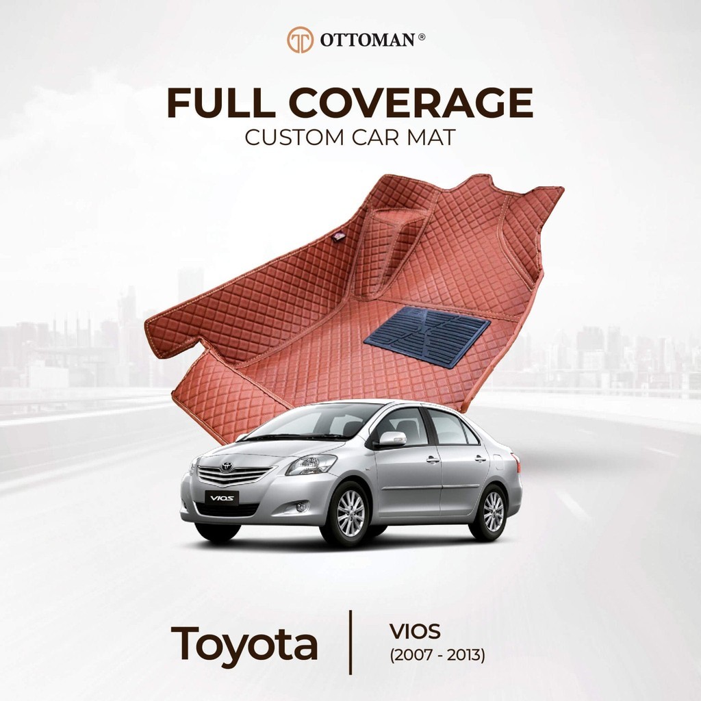 Ottoman Car Mat - Toyota Vios (2007-2013) | Shopee Malaysia
