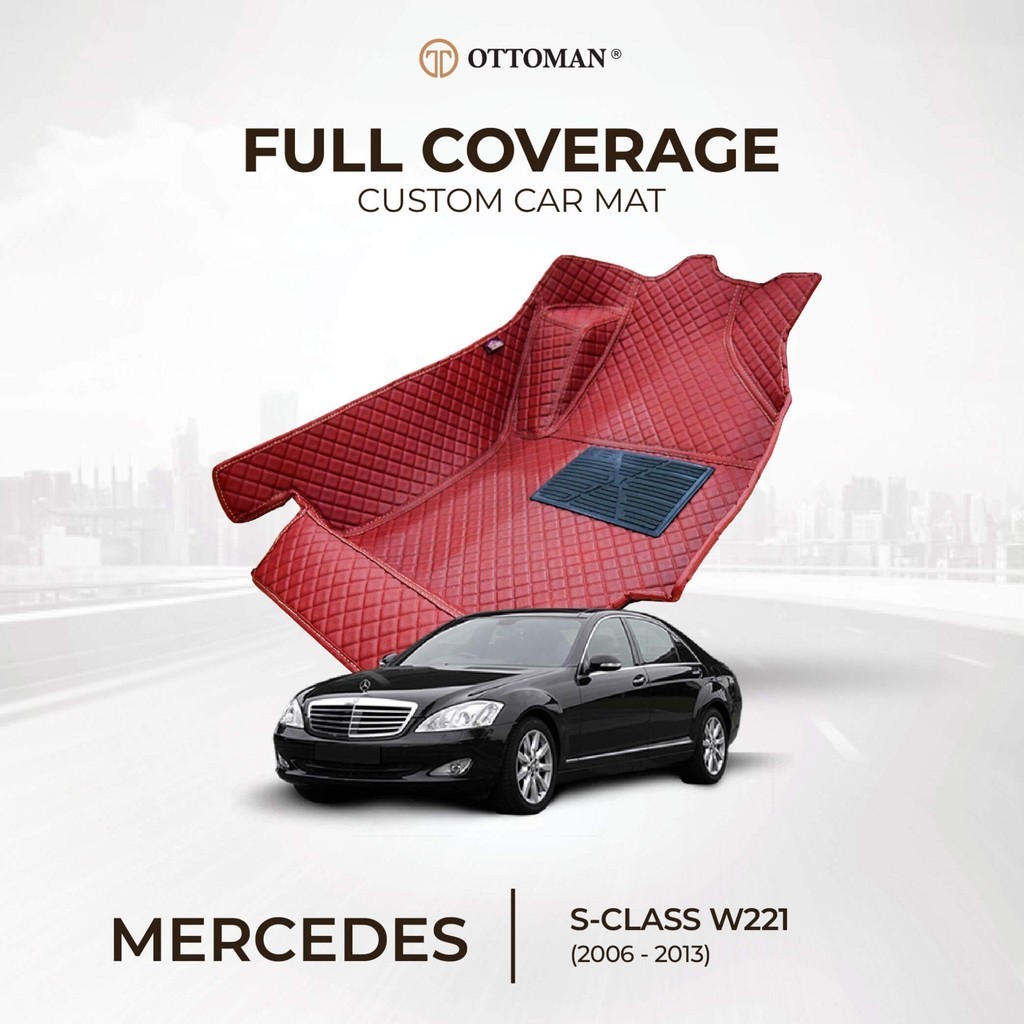 Ottoman Car Mat - Mercedes Benz S-Class W221 (2006-2013) | Shopee Malaysia