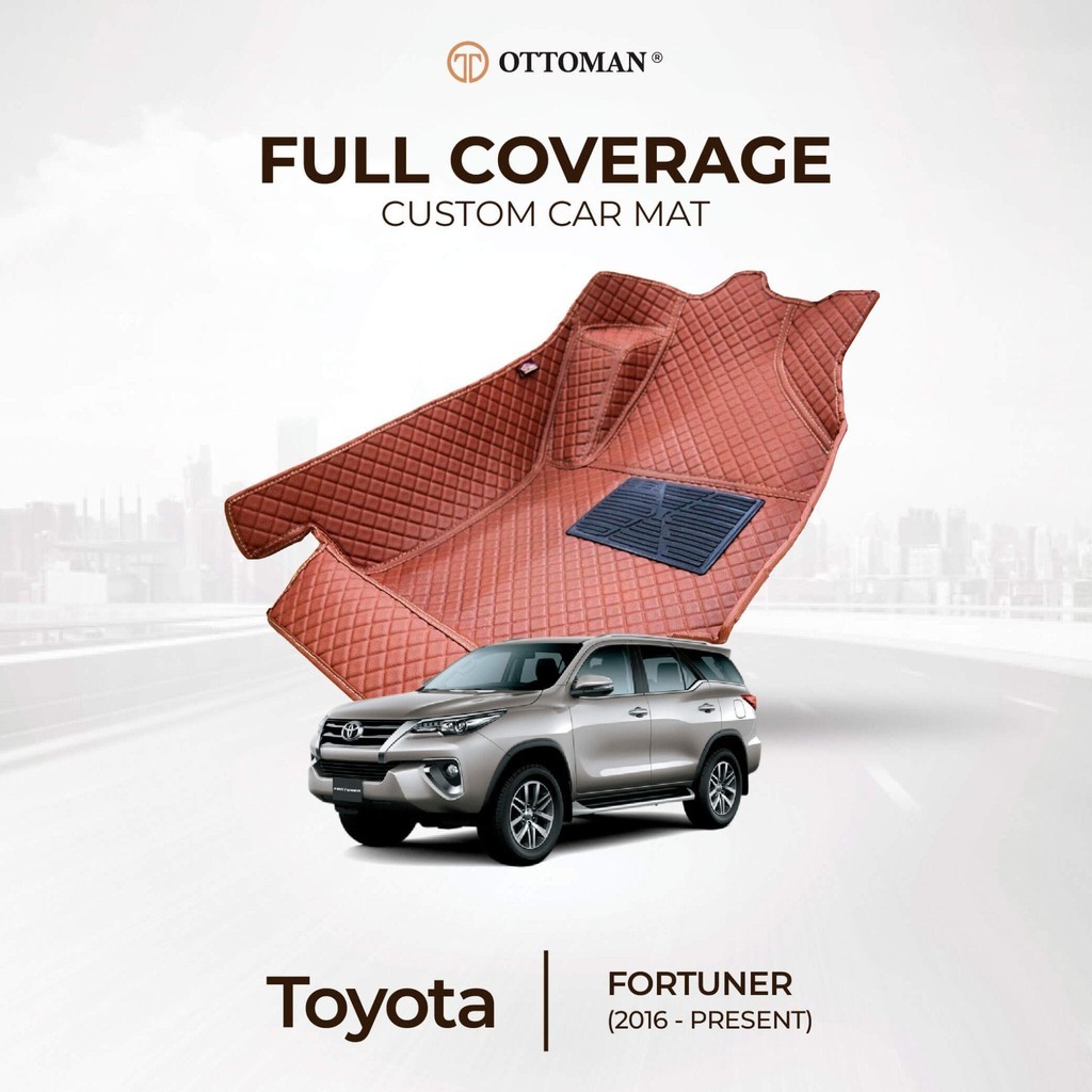 Ottoman Car Mat - Toyota Fortuner (2016-Present) | Shopee Malaysia