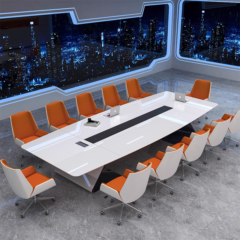 Q-8/Paint Conference Table Long Table Simple Modern Large Conference ...