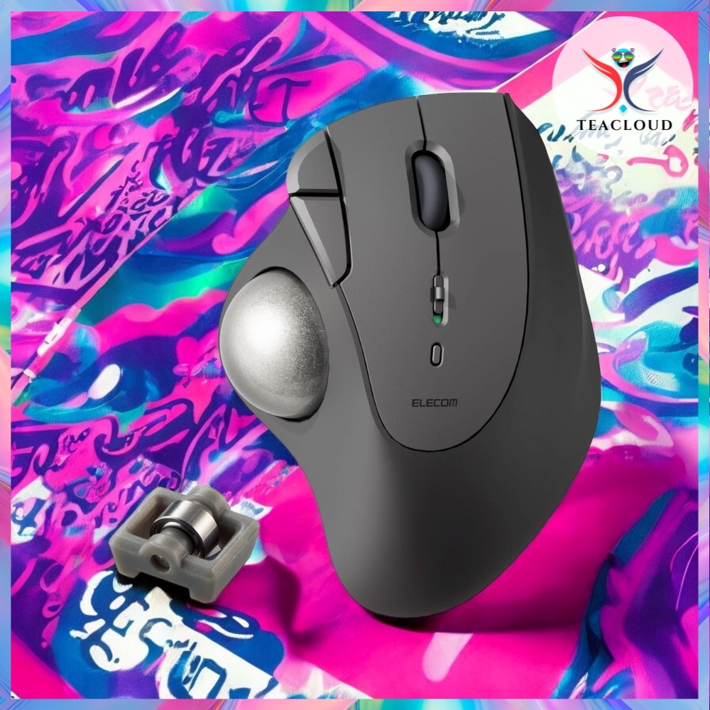 Elecom Wireless Trackball Mouse Bluetooth IST Series Black M-IT11BRABK | Shopee Malaysia