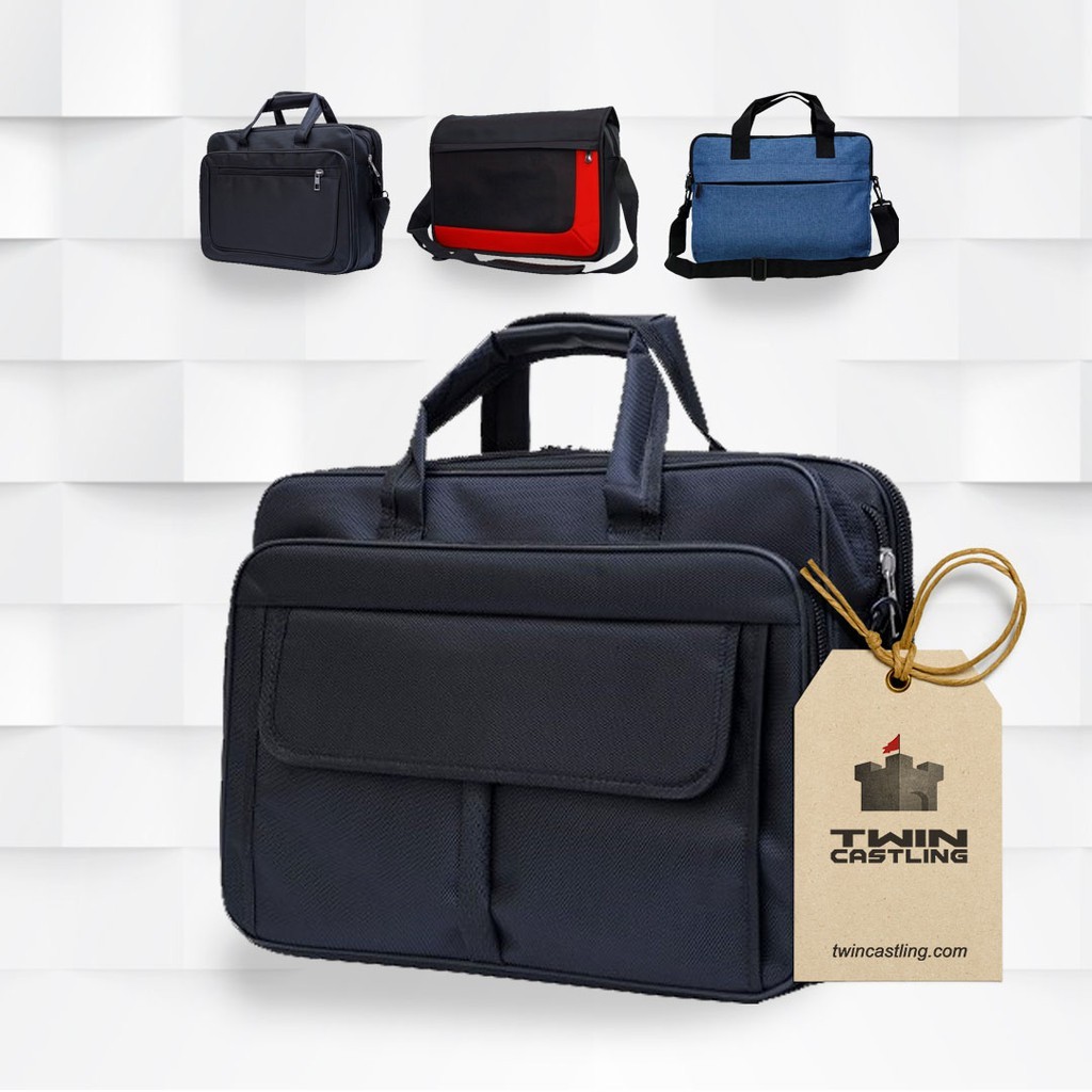 Sling Document Briefcase Bag Office Embroidery - Silang Dokumen Bimbit ...
