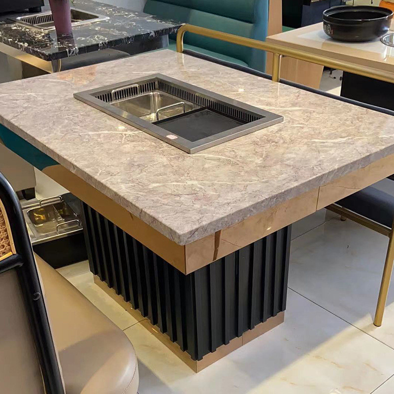 JY-8/Non-Smoking Hot Pot Table Commercial Induction Cooker Purification ...