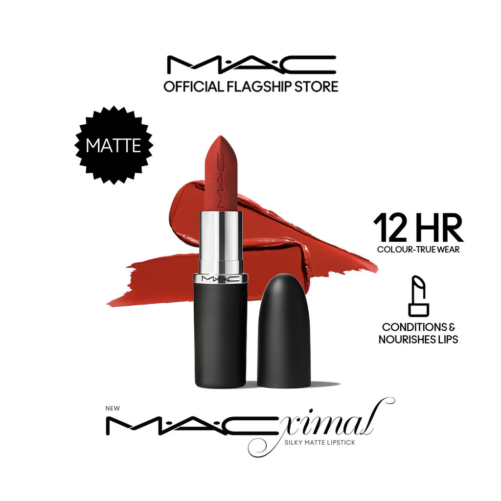 MAC MACXIMAL SILKY MATTE LIPSTICK / Iconic matte lipstick now maxed out ...